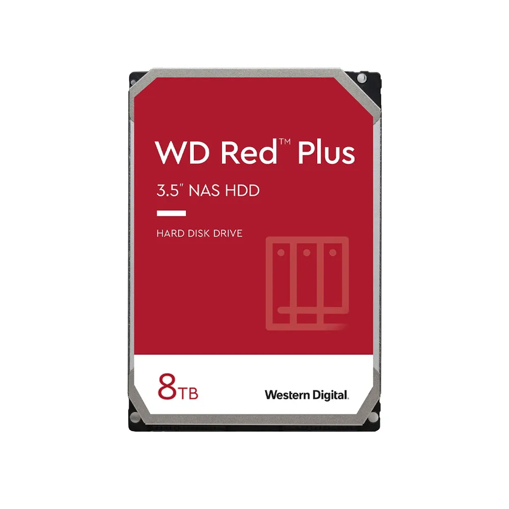 Western Digital 8TB WD Red Plus NAS Internal Hard Drive HDD - 5640 RPM ...