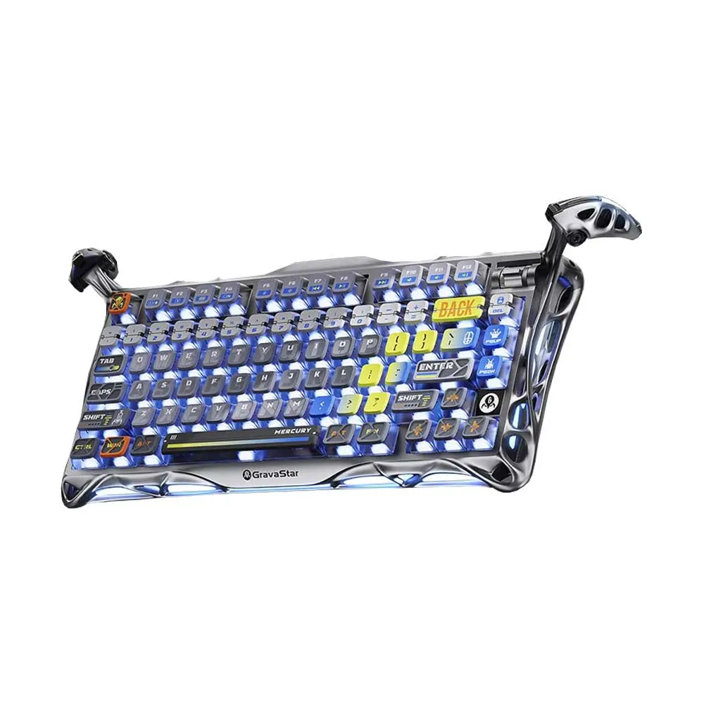 GravaStar Mercury K1 Pro Gaming Keyboard 75% Mechanical, Hot-Swappable ...