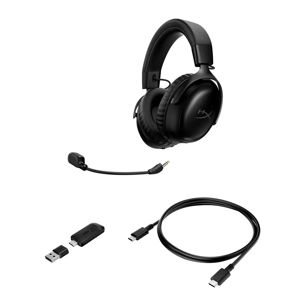 HyperX Cloud III S 2.4GHz, Bluetooth, Battery Life up to 120 Hours 2 ...