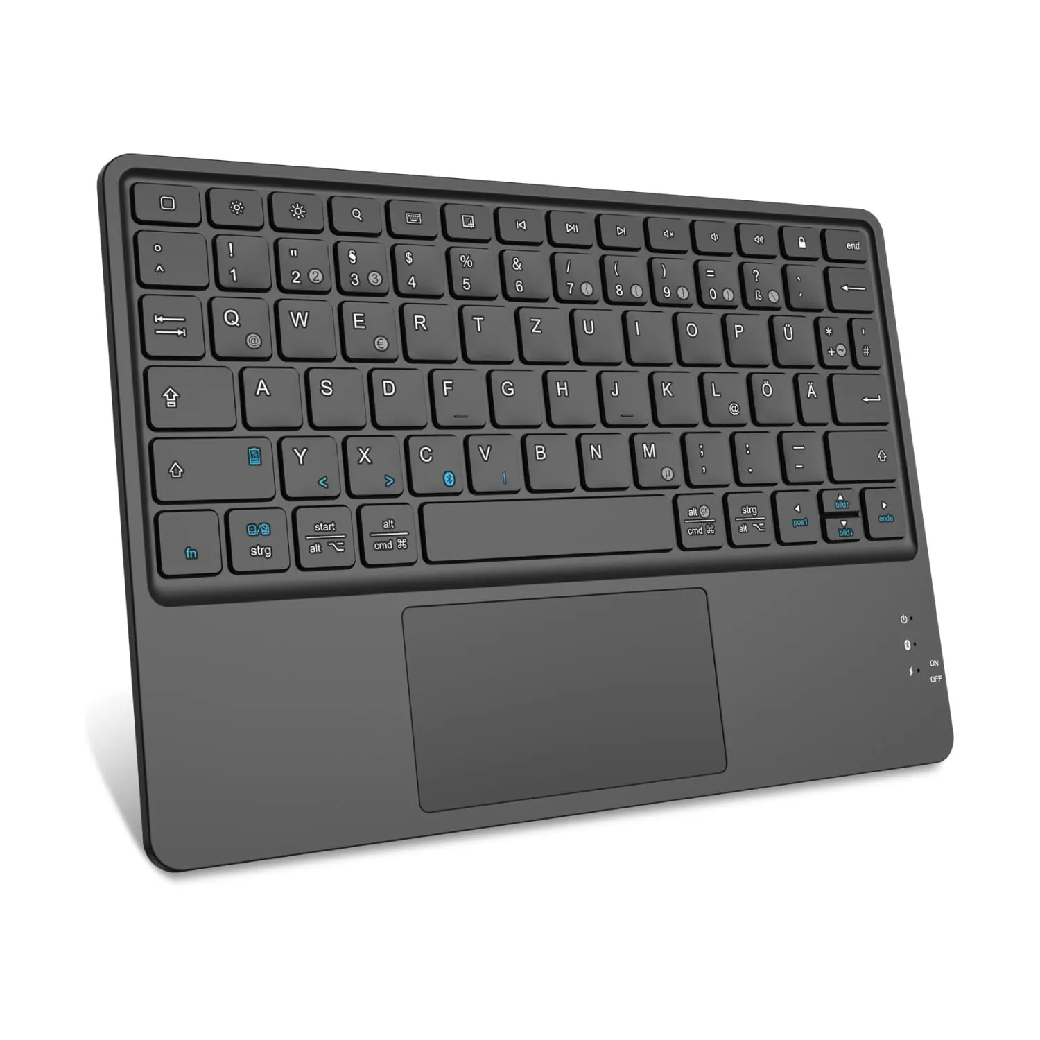 Fintie Wireless Bluetooth Keyboard with Touchpad, German Layout
