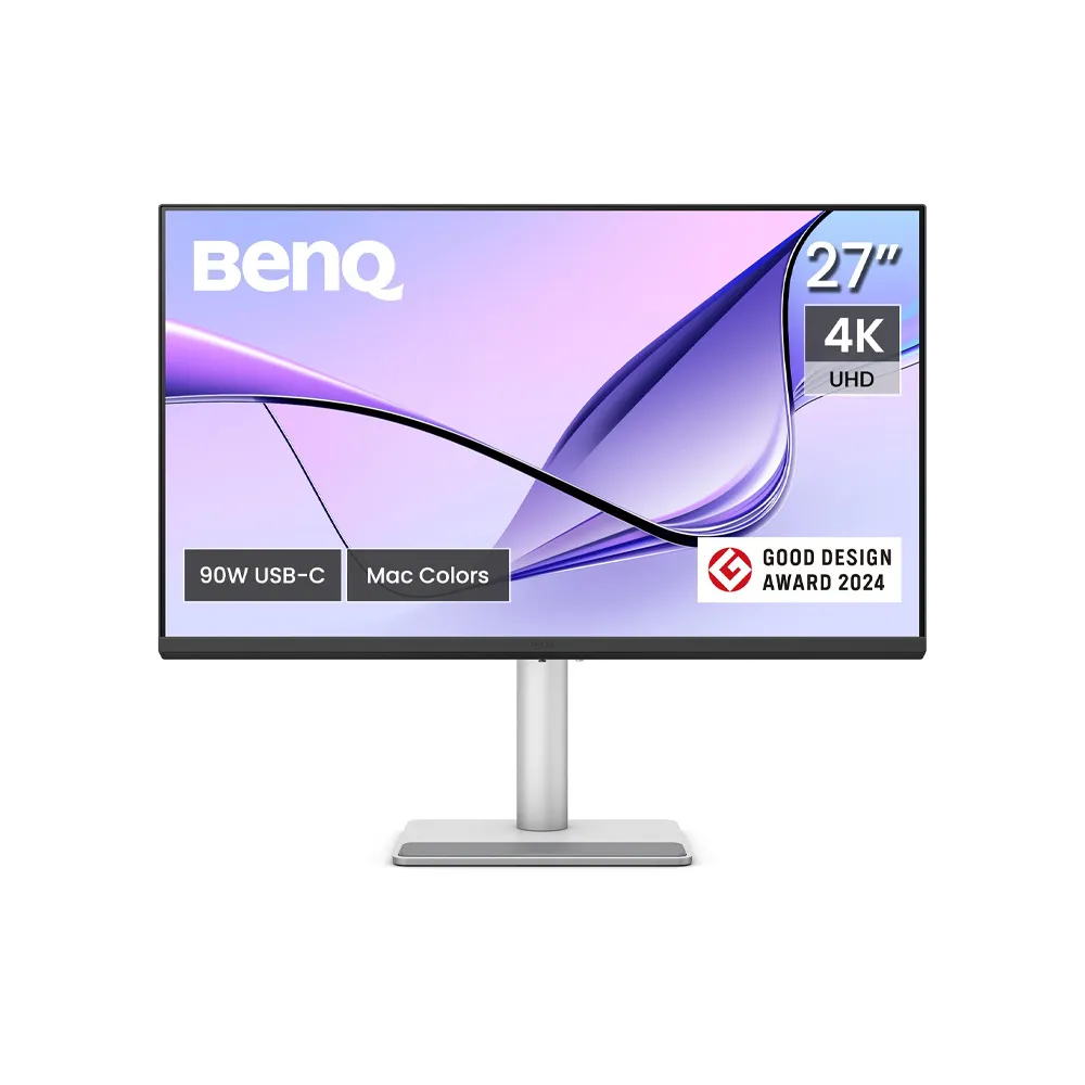 BenQ MA270U 27” 4K 3840x2160 for MacBook® Pro/Air, Dual USB-C, 90W ...