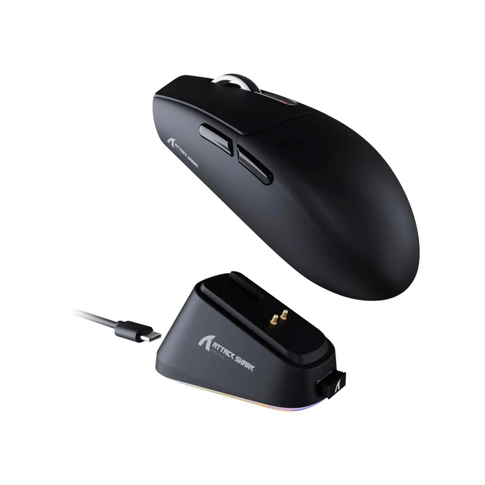 ATTACK SHARK G3PRO Tri-mode Wireless Gaming Mouse 25,000 DPI - Black
