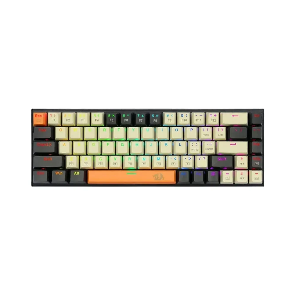 Redragon K633CGO-RGB Ryze RGB LED Backlit Mechanical Gaming Keyboard ...