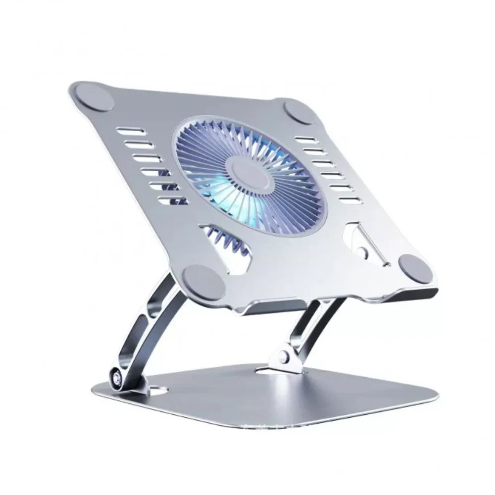 Laptop Stand V5.0 Electric Fan with 3 Speed Fan, Adjustable Height ...
