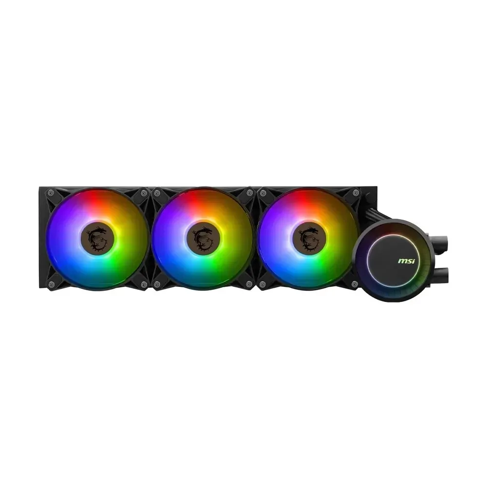 MSI MAG CORELIQUID E360 - AIO RGB CPU Liquid Cooler - 360mm Radiator ...
