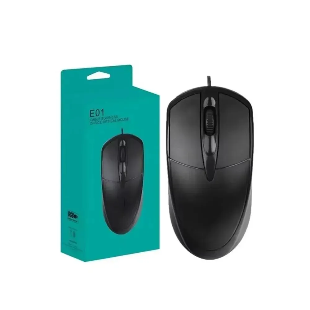 Handisen E01 Wired Business Office Optical Mouse, High Quality USB ...
