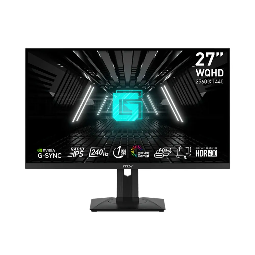 MSI G274QPX, 27",QHD (2560 x 1440), IPS, 1ms, 240Hz, HDR 400, HDMI ...
