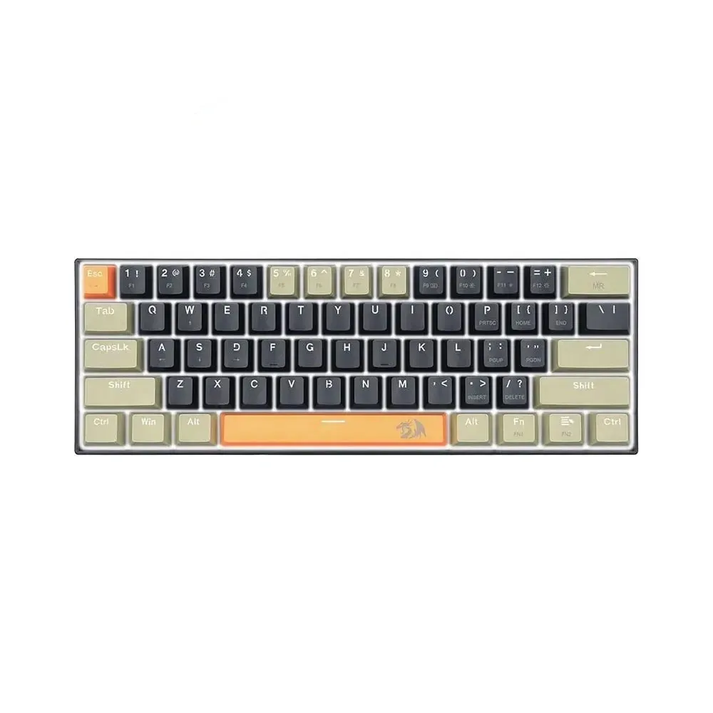 Redragon K606 Lakshmi 60% Mechanical Keyboard, 61 Keys, Detachable ...