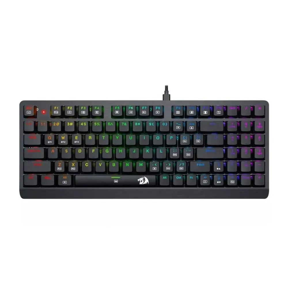Redragon Dragon Warrior K603P-KBS, 2.4 Ghz, Wireless RGB Mechanical ...