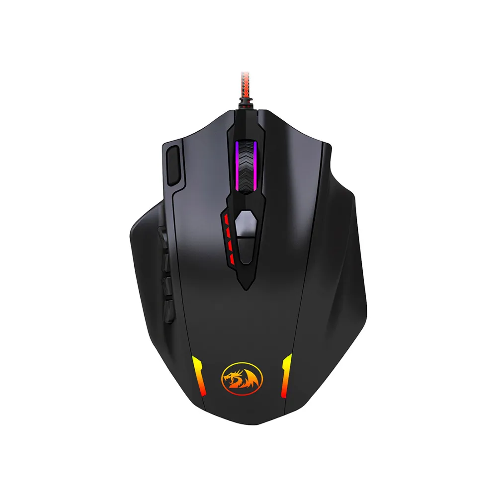 Redragon M908 IMPACT MMO Gaming Mouse up to 12,400 DPI, 18 Programmable ...