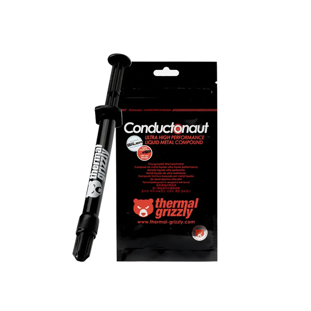 Thermal Grizzly Conductonaut - Aluminum, Thermal Paste Based on Liquid ...