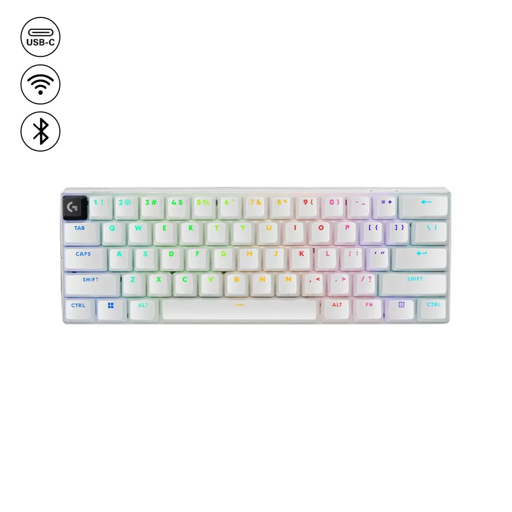 Logitech G PRO X 60 Lightspeed Wireless Gaming Keyboard, 61 Keys, TKL ...