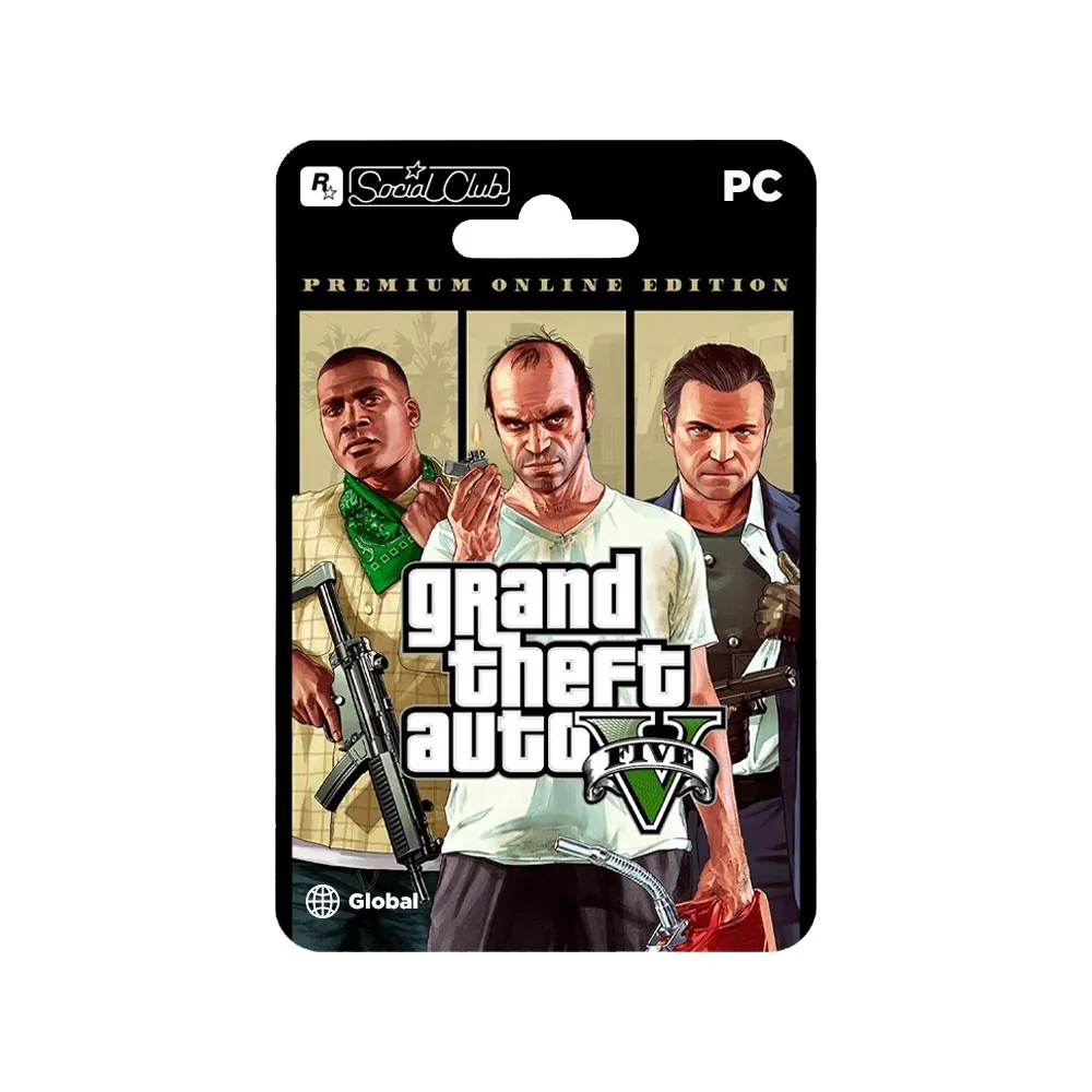 Grand Theft Auto V : (PC) -Premium Online Edition Rockstar Key - Global