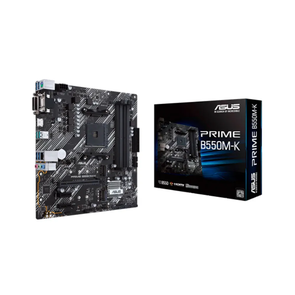 Asus Prime B550M-K D4 AMD B550 (Ryzen AM4) micro ATX motherboard with ...