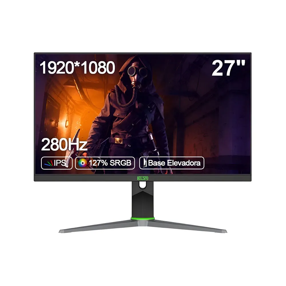 Elsa EA271 FX 27inch Flat, 1920x1080 Full HD, 280Hz Refresh Rate, 0.5MS, Fast IPS Panel, HDR ...