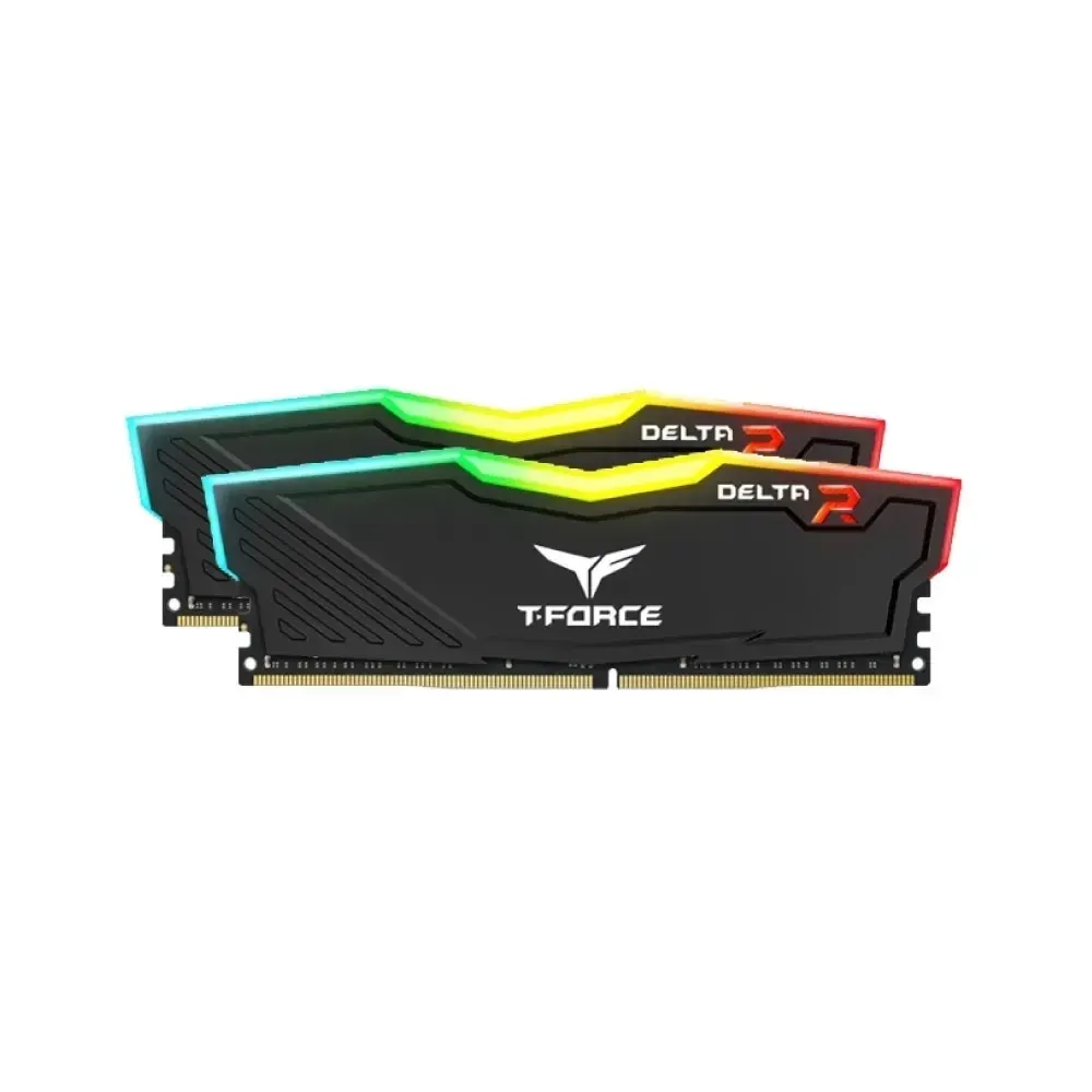 TEAMGROUP T-Force Delta RGB DDR4 64GB (2x32GB) 3600MHz Desktop Gaming ...