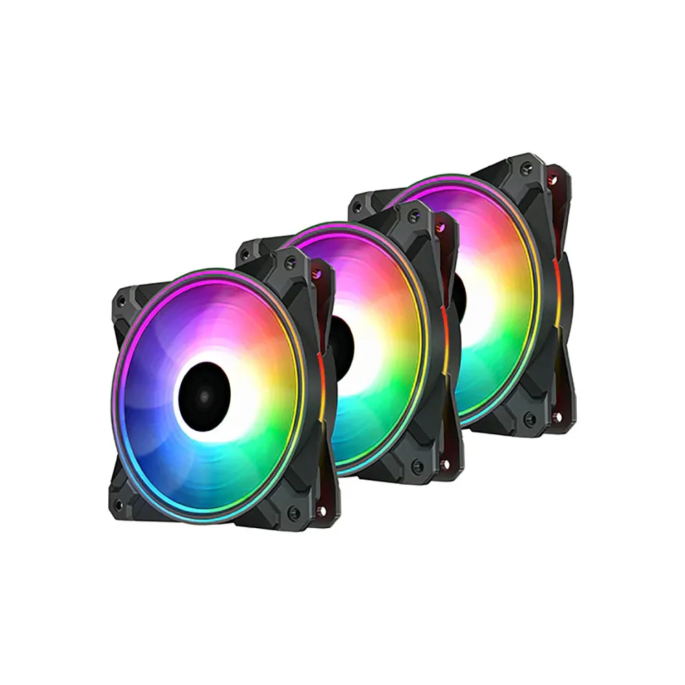 DeepCool CF120 Plus 3in1 PC Fans 3 Packs 120mm 1800RPM PWM Case Fans ...