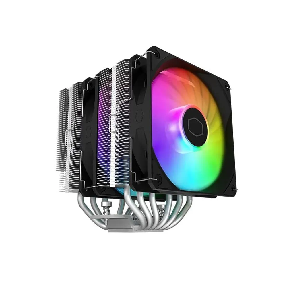 Cooler Master T620S ARGB CPU Cooler, Double Tower 6 Heat Pipe 5V 3PIN ...