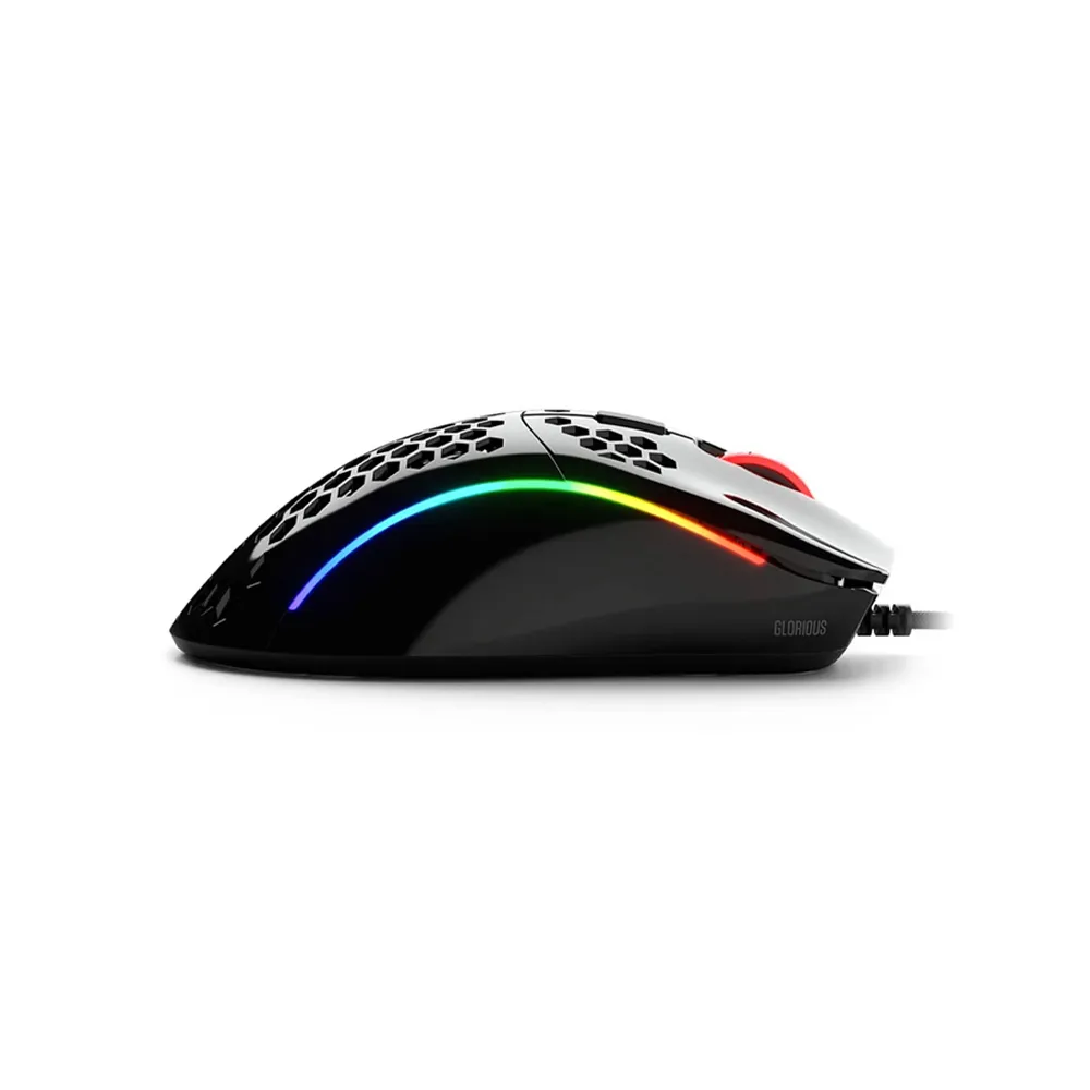 Glorious Model D Honeycomb Wired Mouse, 12k DPI, Superlight RGB PC ...
