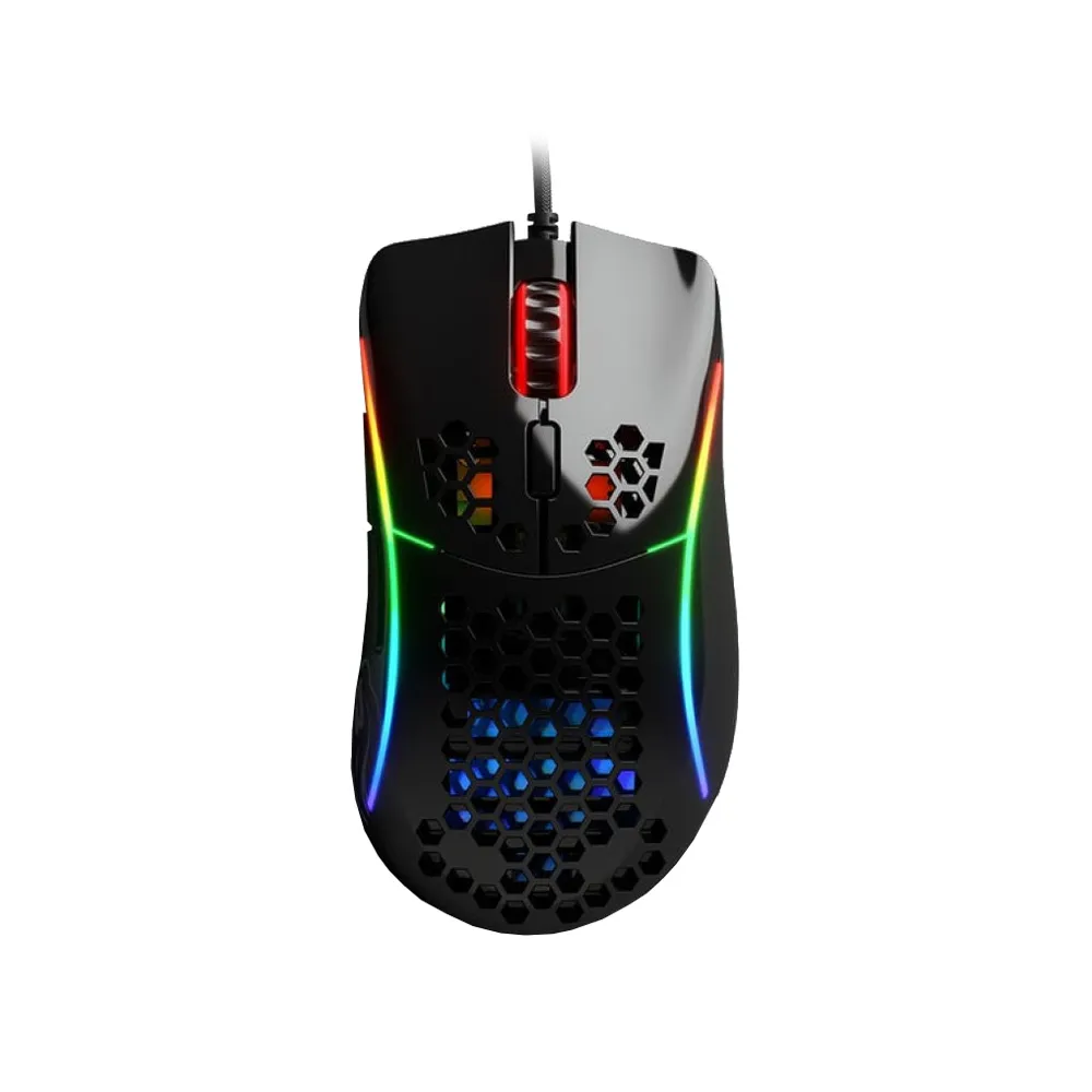 Glorious Model D Honeycomb Wired Mouse, 12k DPI, Superlight RGB PC ...