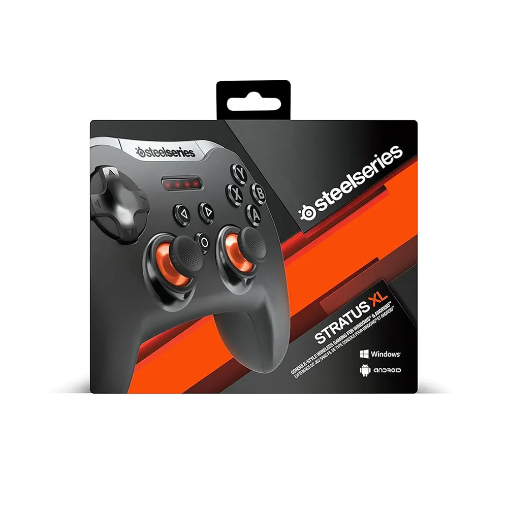 SteelSeries Stratus XL Wireless Mobile Gaming Controller - Android, Windows, VR - 40+ Hour ...