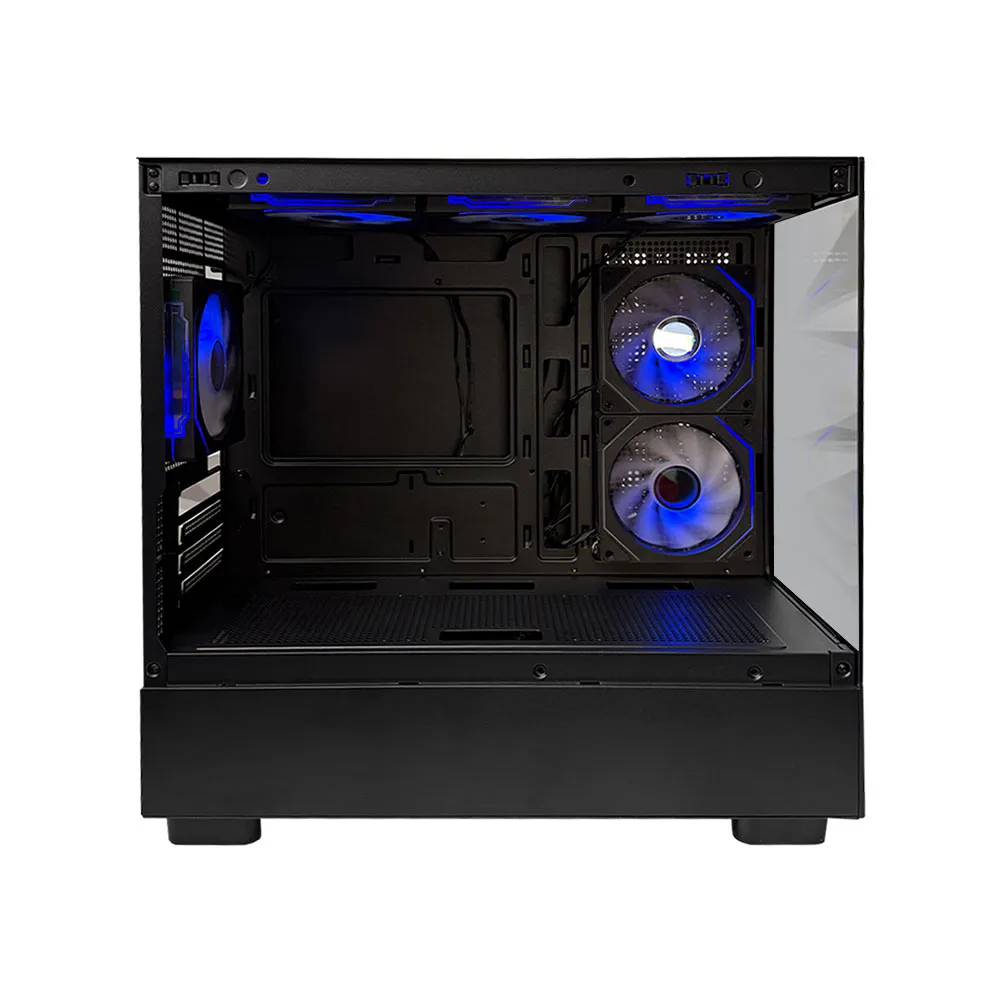 WJCOOLMAN Basalat PRO LC-XW PRO with 6 RGB Fans, Panoramic Side View ...
