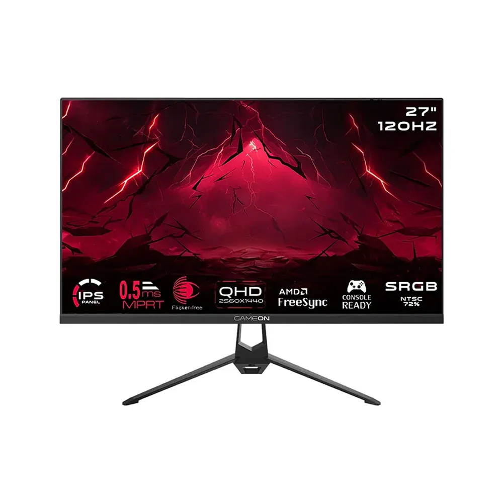 GAMEON GOES27QHD120IPS – 27″ QHD Gaming Monitor, 120Hz, 0.5ms MPRT ...