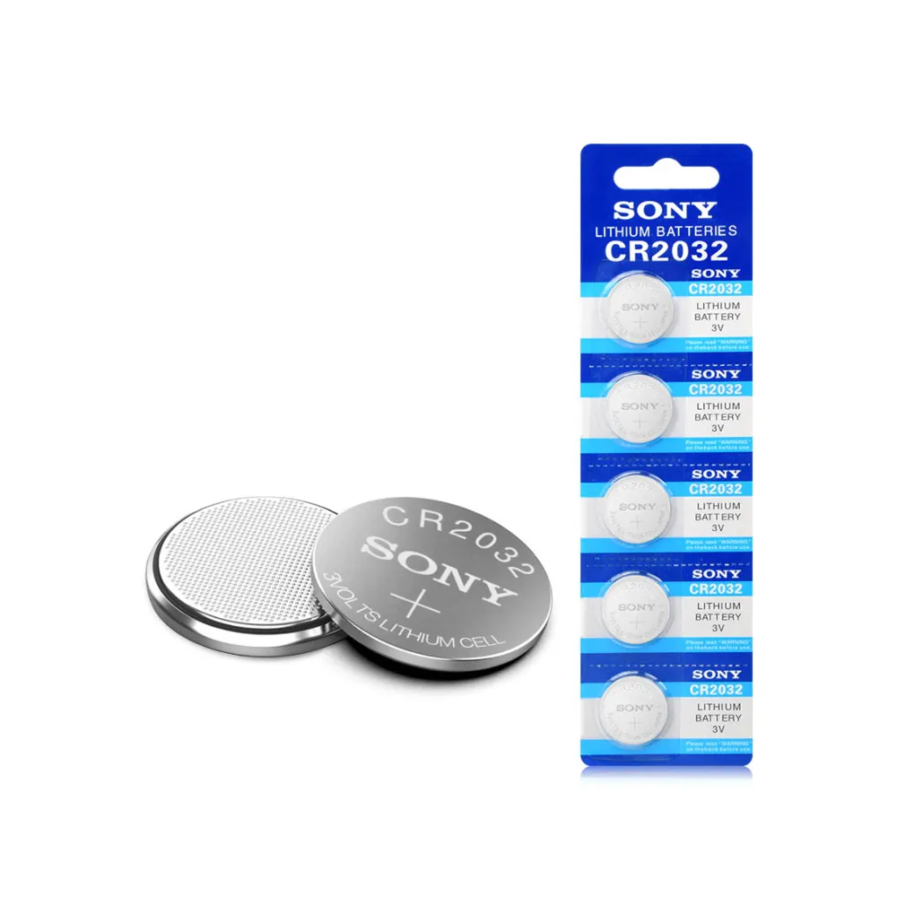 SONY CR2032 3V 5Pcs Lithium Button Batteries Coin Cell Battery For CMOS ...
