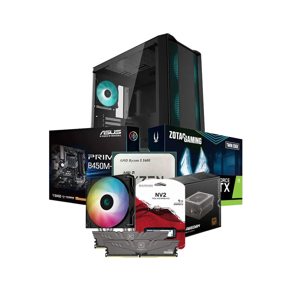 Low-End Gaming PC Build Offer NO.232 (AMD Ryzen 5 5600, 16GB RAM ...