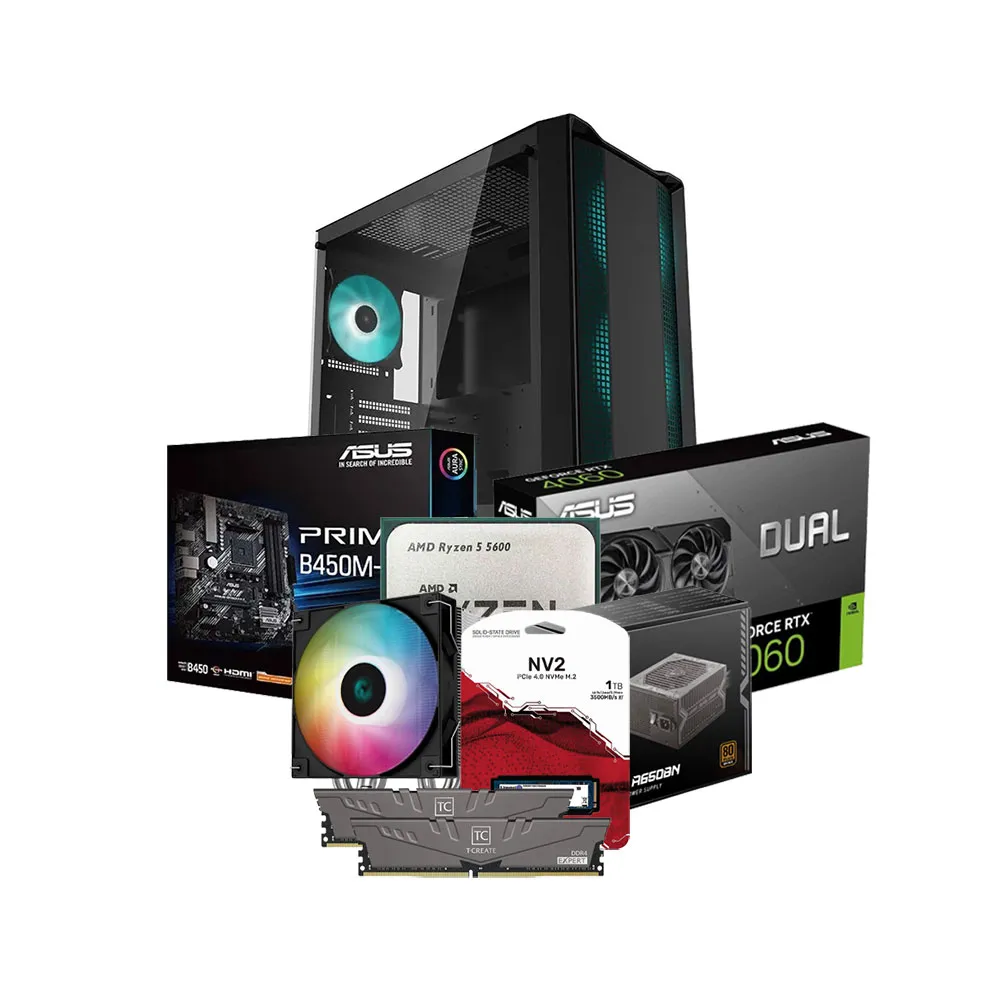 Low-End Gaming PC Build Offer NO.244 (AMD Ryzen 5 5600X, 16GB RAM ...