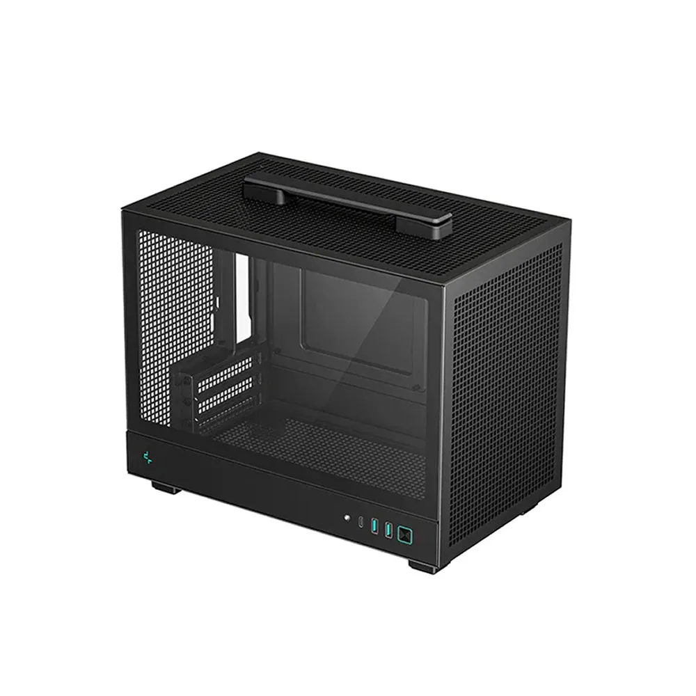 DeepCool CH160 Mini-ITX Computer Case, ABS+SPCC+Tempered Glass ...