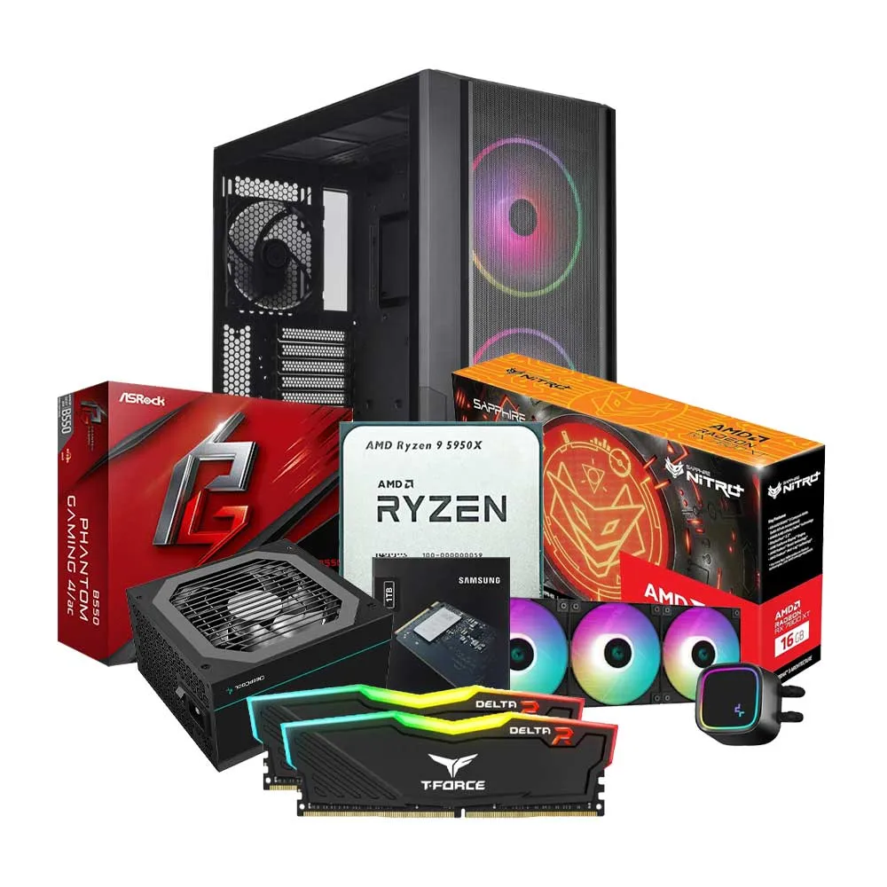 Mid-Range Gaming PC Build Offer NO.352 (AMD Ryzen 9 5950X, 32GB RAM ...