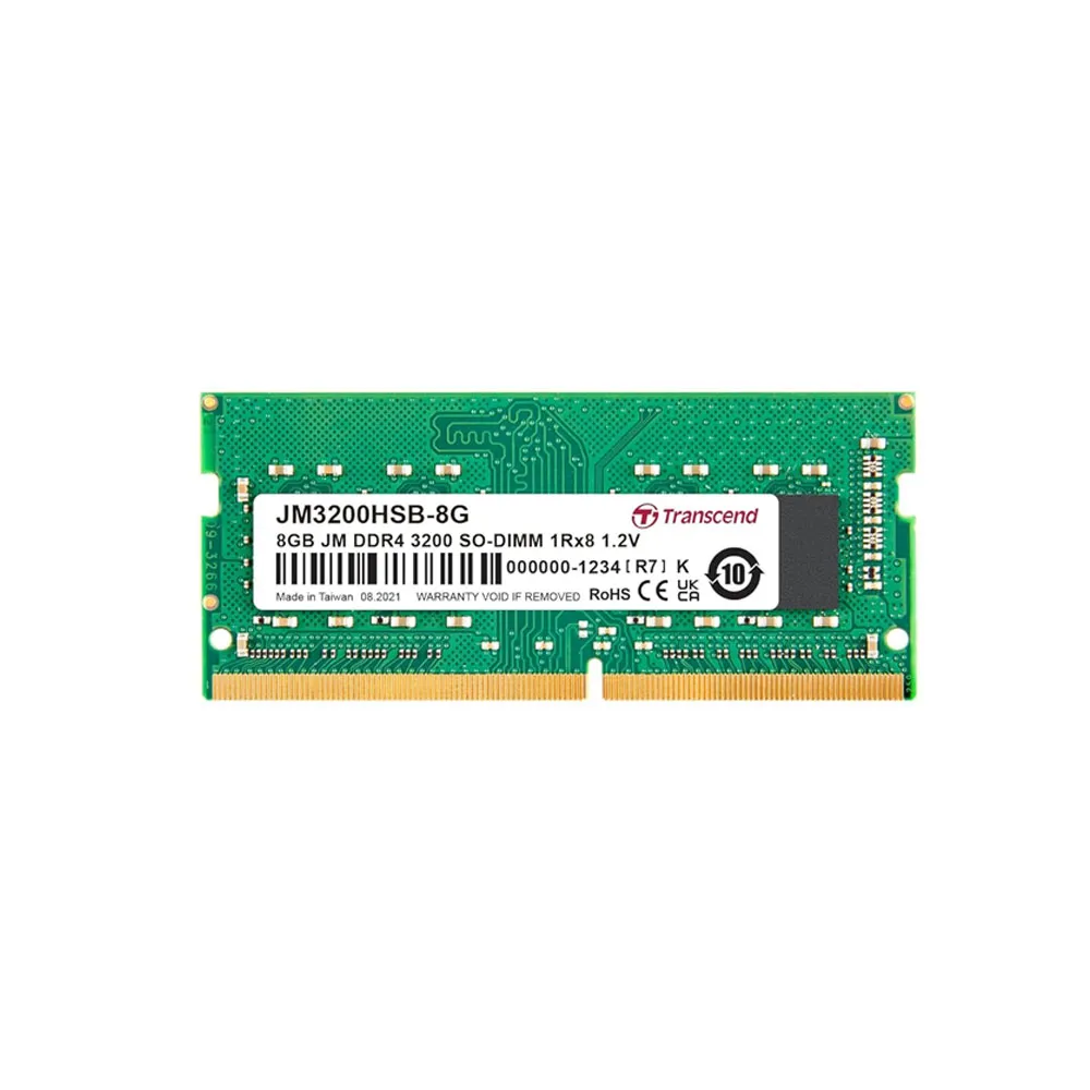 Transcend 8GB DDR4 3200 MHz Laptop Memory, up to 25.6GB/s. - 260 pin, 1 ...