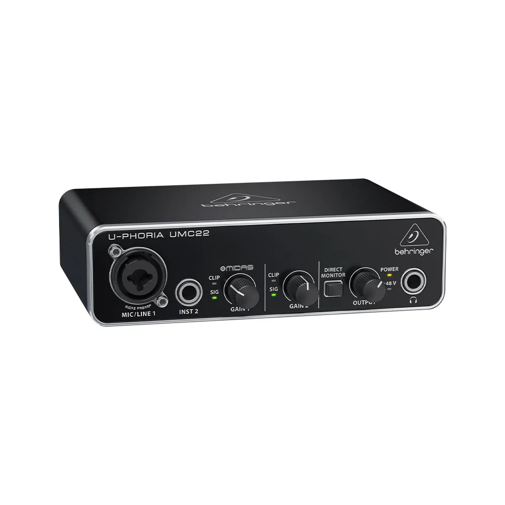 Behringer U-Phoria UMC22 USB Audio Interface