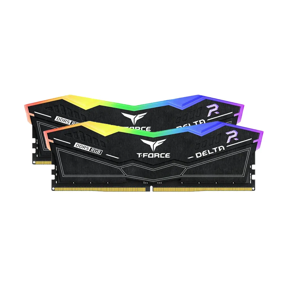 TEAMGROUP T-Force Delta RGB DDR5 Ram 32GB (2x16GB) 6000MHz CL38 - Black