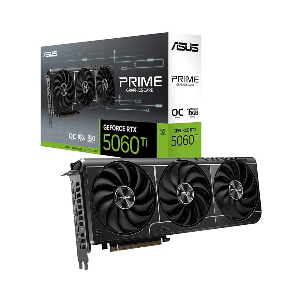 ASUS PRIME GeForce RTX™ 5060 Ti 16GB GDDR7 Graphics Card