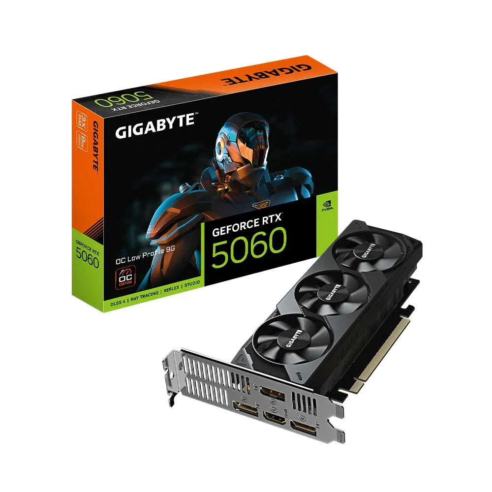 Gigabyte GeForce RTX™ 5060 OC Low Profile 8G GDDR7 Graphic Card