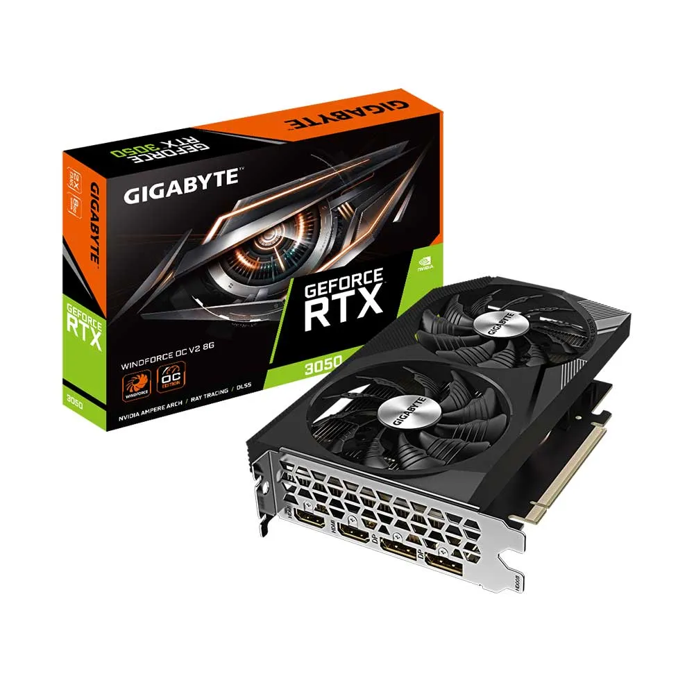 GIGABYTE GeForce RTX 3050 WINDFORCE OC V2 8GB Graphic Card